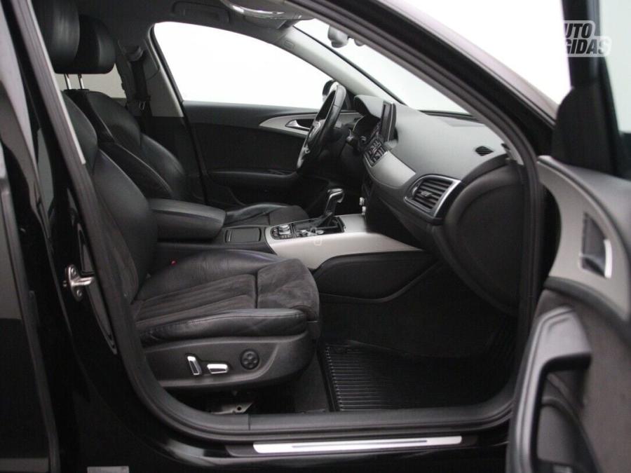 Black Audi A6 2015 in Vilnius, with an engine capacity of 3.00 L and mileage of 281 thousand km for 12899 €, photo 14 on AUTOMOTO.COM.LV