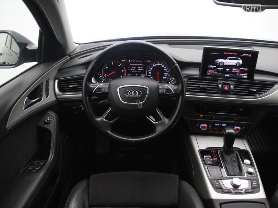 Black Audi A6 2015 in Vilnius, with an engine capacity of 3.00 L and mileage of 281 thousand km for 12899 €, photo 17 on AUTOMOTO.COM.LV