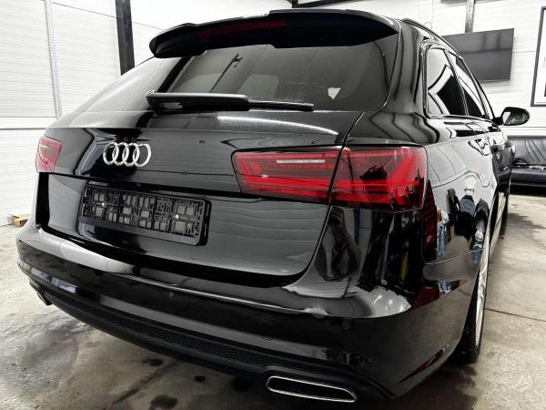 Black Audi A6 2015 in Utena, with an engine capacity of 1.97 L and mileage of 296 thousand km for 10850 €, photo 6 on AUTOMOTO.COM.LV