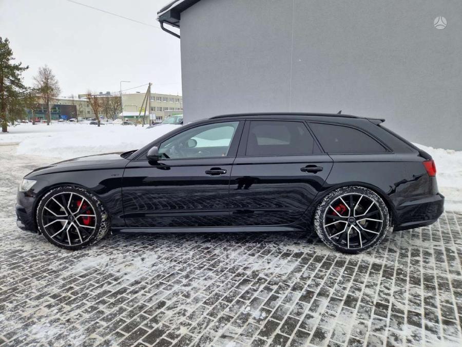 Black Audi A6 2015 in Raseiniai, with an engine capacity of 2.97 L and mileage of 160 thousand km for 23750 €, photo 1 on AUTOMOTO.COM.LV