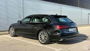 Black Audi A6 2015 in Panevezys, with an engine capacity of 3.00 L and mileage of 202 thousand km for 14750 €, photo 5 on AUTOMOTO.COM.LV