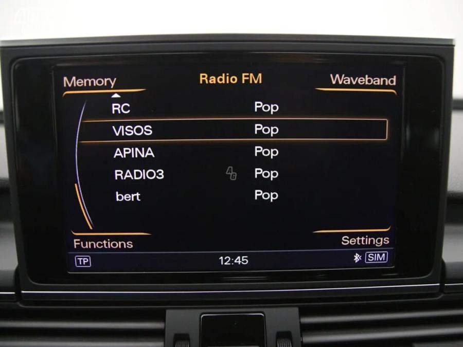 Black Audi A6 2015 in Vilnius, with an engine capacity of 2.00 L and mileage of 253 thousand km for 12199 €, photo 23 on AUTOMOTO.COM.LV