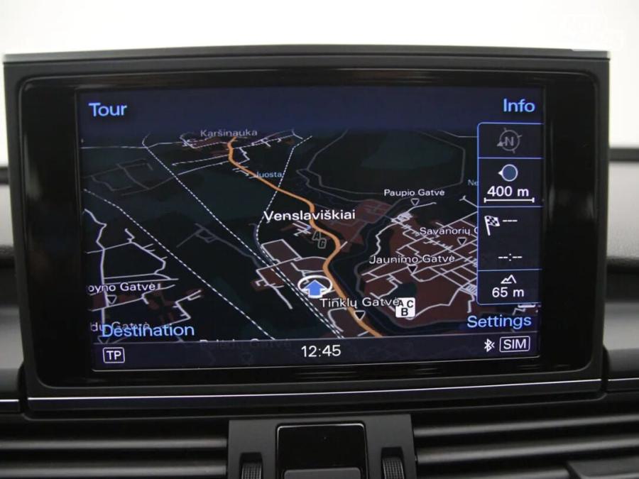 Black Audi A6 2015 in Vilnius, with an engine capacity of 2.00 L and mileage of 253 thousand km for 12199 €, photo 25 on AUTOMOTO.COM.LV