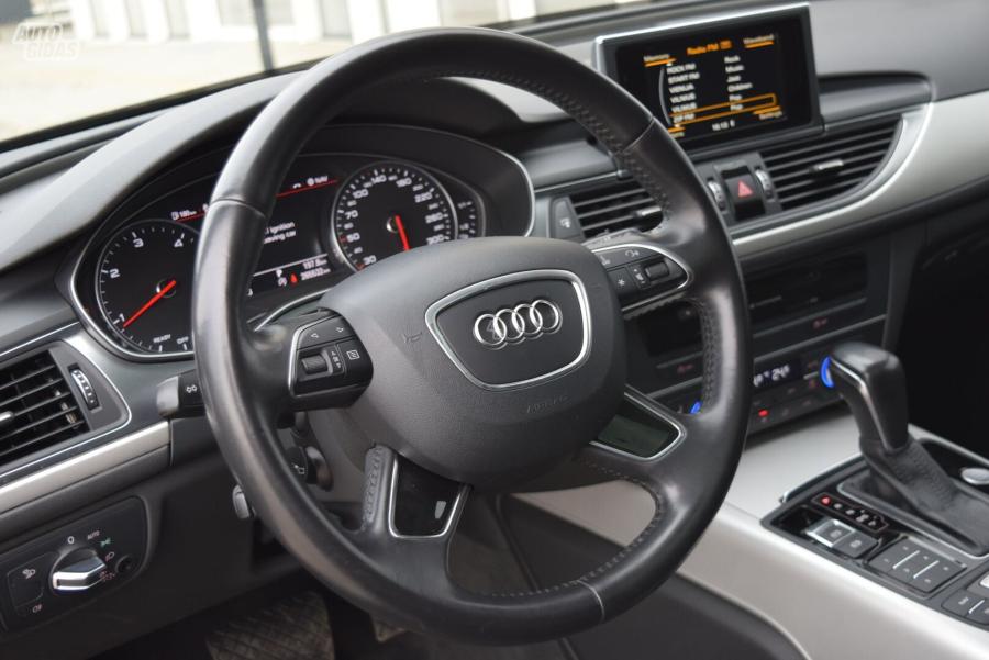 Melns Audi A6 2015 Viļņa, ar dzinēja tilpumu 2.00 L un nobraukumu 266 tūkst. km par 12900 €, foto 16 vietnē AUTOMOTO.COM.LV