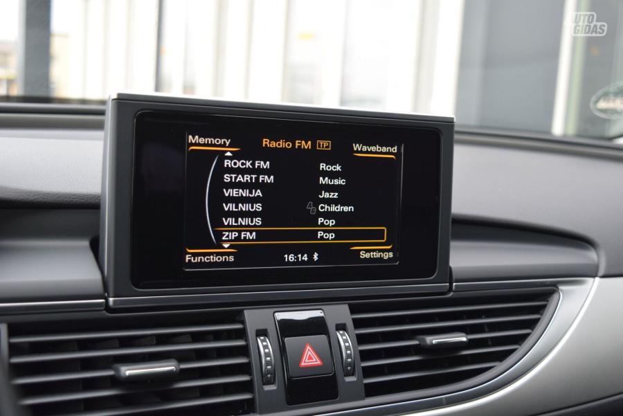 Melns Audi A6 2015 Viļņa, ar dzinēja tilpumu 2.00 L un nobraukumu 266 tūkst. km par 12900 €, foto 19 vietnē AUTOMOTO.COM.LV