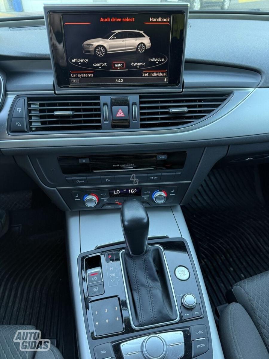 Melns Audi A6 2015 Kauņa, ar dzinēja tilpumu 3.00 L un nobraukumu 329 tūkst. km par 9700 €, foto 13 vietnē AUTOMOTO.COM.LV
