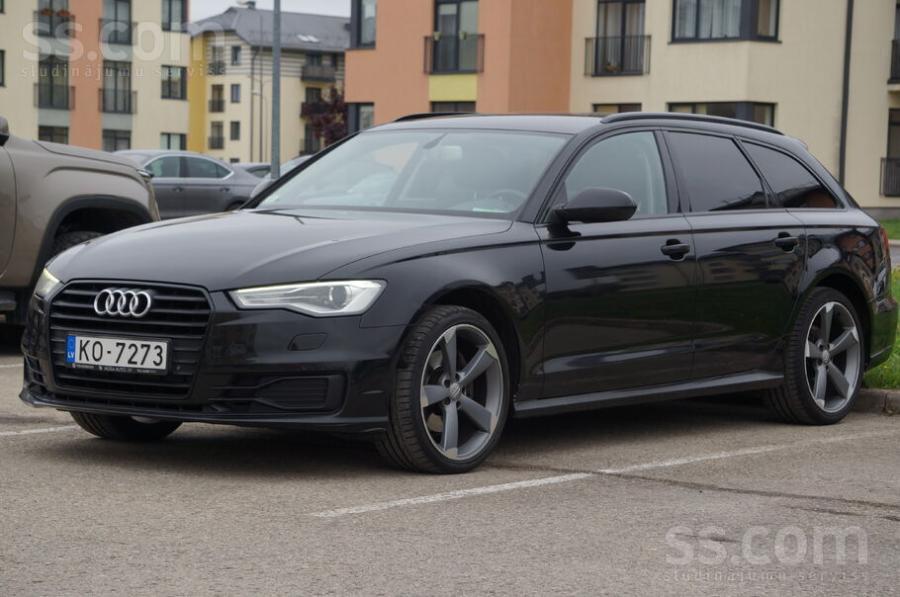 Black Audi A6 2015 in Riga, with an engine capacity of 2.00 L and mileage of 246 thousand km for 12500 €, photo 1 on AUTOMOTO.COM.LV