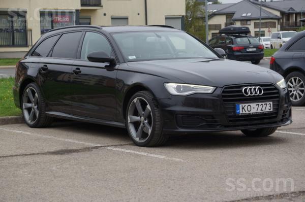 Black Audi A6 2015 in Riga, with an engine capacity of 2.00 L and mileage of 246 thousand km for 12500 €, photo 2 on AUTOMOTO.COM.LV
