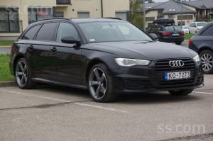 Black Audi A6 2015 in Riga, with an engine capacity of 2.00 L and mileage of 246 thousand km for 12500 €, photo 3 on AUTOMOTO.COM.LV
