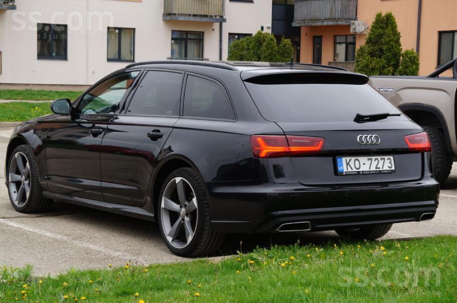 Black Audi A6 2015 in Riga, with an engine capacity of 2.00 L and mileage of 246 thousand km for 12500 €, photo 4 on AUTOMOTO.COM.LV