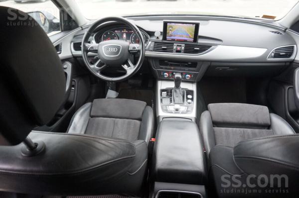 Black Audi A6 2015 in Riga, with an engine capacity of 2.00 L and mileage of 246 thousand km for 12500 €, photo 6 on AUTOMOTO.COM.LV