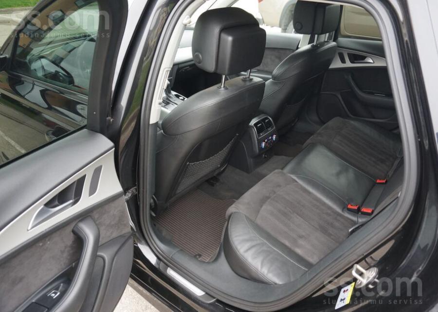 Black Audi A6 2015 in Riga, with an engine capacity of 2.00 L and mileage of 246 thousand km for 12500 €, photo 8 on AUTOMOTO.COM.LV