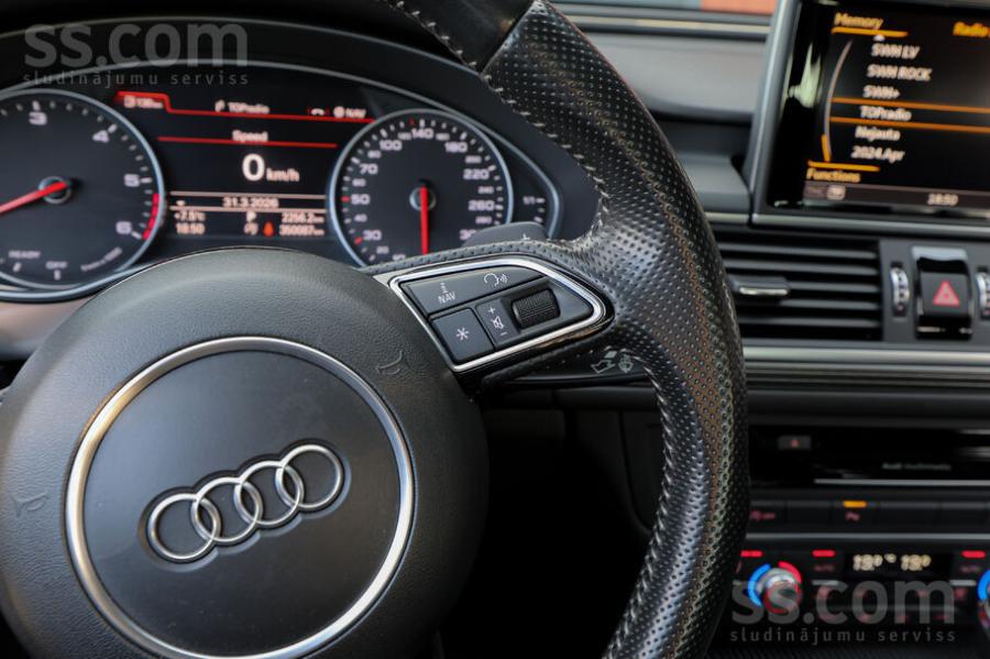 Melns Audi A6 2015 Jelgava, ar dzinēja tilpumu 3.00 L un nobraukumu 0 tūkst. km par 15500 €, foto 22 vietnē AUTOMOTO.COM.LV