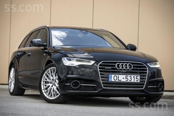 Melns Audi A6 2015 Tukums, ar dzinēja tilpumu 3.00 L un nobraukumu 292 tūkst. km par 18700 €, foto 1 vietnē AUTOMOTO.COM.LV