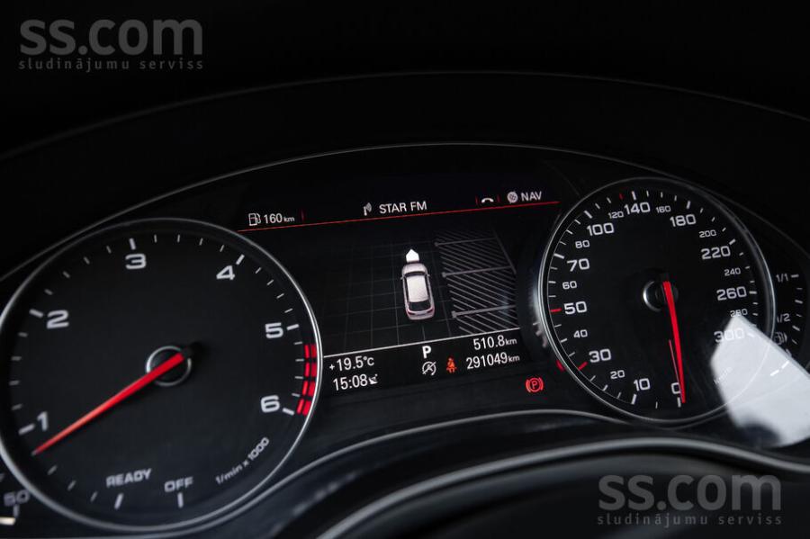 Melns Audi A6 2015 Tukums, ar dzinēja tilpumu 3.00 L un nobraukumu 292 tūkst. km par 18700 €, foto 24 vietnē AUTOMOTO.COM.LV