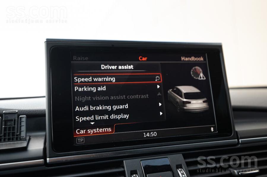 Melns Audi A6 2015 Tukums, ar dzinēja tilpumu 3.00 L un nobraukumu 292 tūkst. km par 18700 €, foto 33 vietnē AUTOMOTO.COM.LV