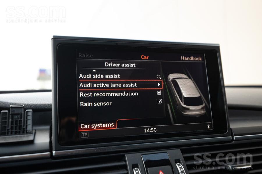 Melns Audi A6 2015 Tukums, ar dzinēja tilpumu 3.00 L un nobraukumu 292 tūkst. km par 18700 €, foto 34 vietnē AUTOMOTO.COM.LV
