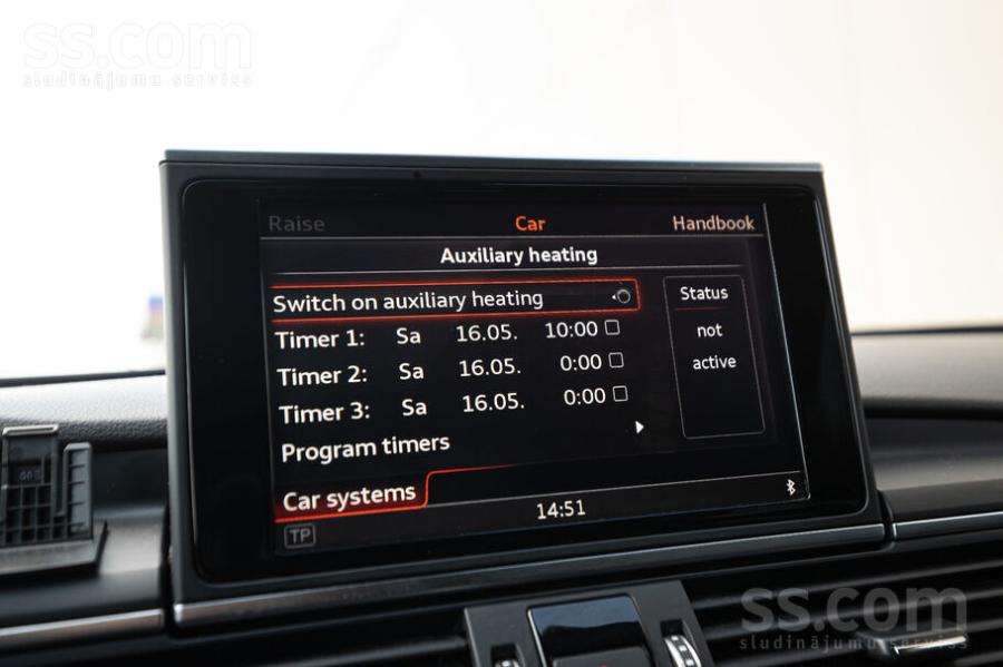 Melns Audi A6 2015 Tukums, ar dzinēja tilpumu 3.00 L un nobraukumu 292 tūkst. km par 18700 €, foto 35 vietnē AUTOMOTO.COM.LV