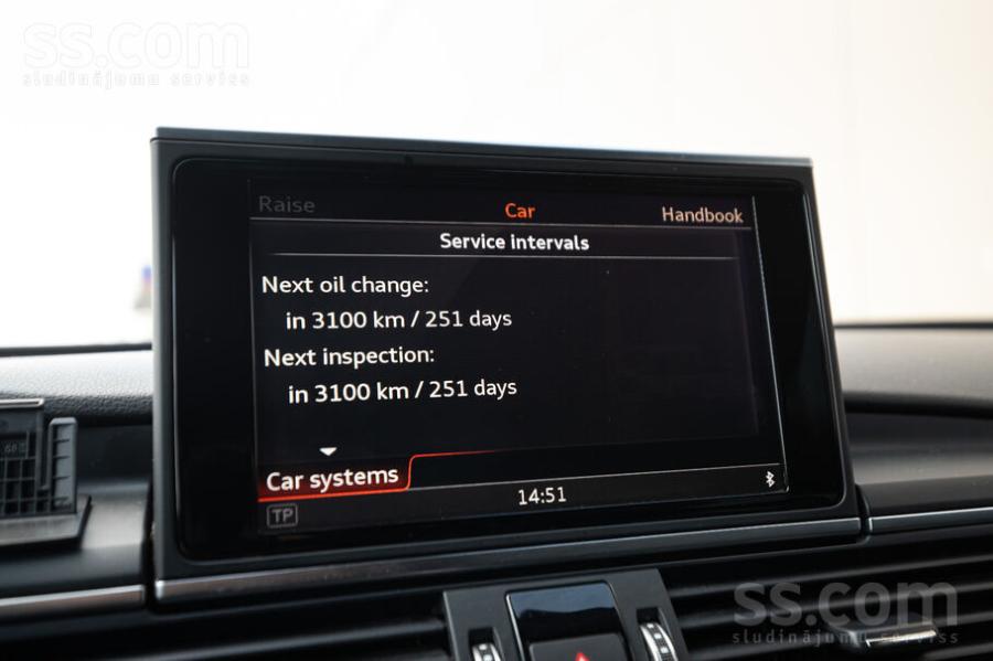 Melns Audi A6 2015 Tukums, ar dzinēja tilpumu 3.00 L un nobraukumu 292 tūkst. km par 18700 €, foto 36 vietnē AUTOMOTO.COM.LV