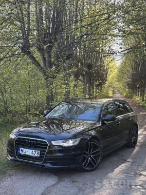 Black Audi A6 2015 in Liepaja, with an engine capacity of 2.00 L and mileage of 221 thousand km for 10858 €, photo  on AUTOMOTO.COM.LV