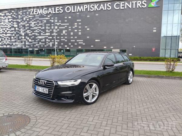 Black Audi A6 2015 in Jelgava, with an engine capacity of 3.00 L and mileage of 157 thousand km for 13999 €, photo 3 on AUTOMOTO.COM.LV