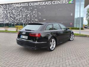 Black Audi A6 2015 in Jelgava, with an engine capacity of 3.00 L and mileage of 157 thousand km for 13999 €, photo 5 on AUTOMOTO.COM.LV