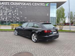 Black Audi A6 2015 in Jelgava, with an engine capacity of 3.00 L and mileage of 157 thousand km for 13999 €, photo 6 on AUTOMOTO.COM.LV