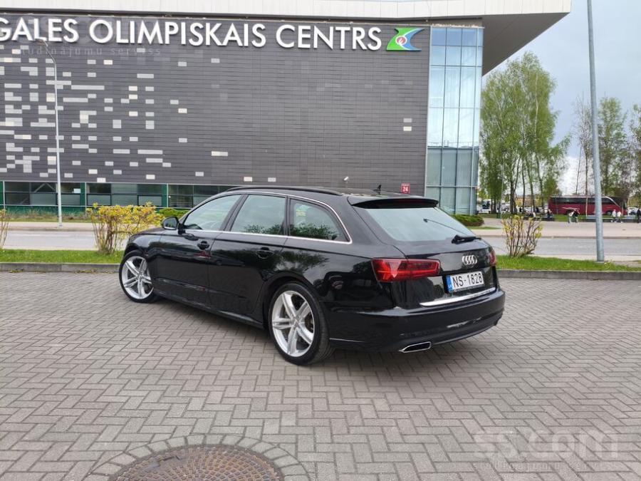 Black Audi A6 2015 in Jelgava, with an engine capacity of 3.00 L and mileage of 157 thousand km for 13999 €, photo 6 on AUTOMOTO.COM.LV