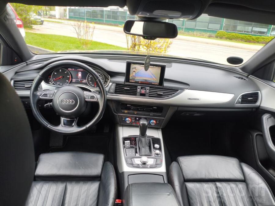 Black Audi A6 2015 in Jelgava, with an engine capacity of 3.00 L and mileage of 157 thousand km for 13999 €, photo 8 on AUTOMOTO.COM.LV