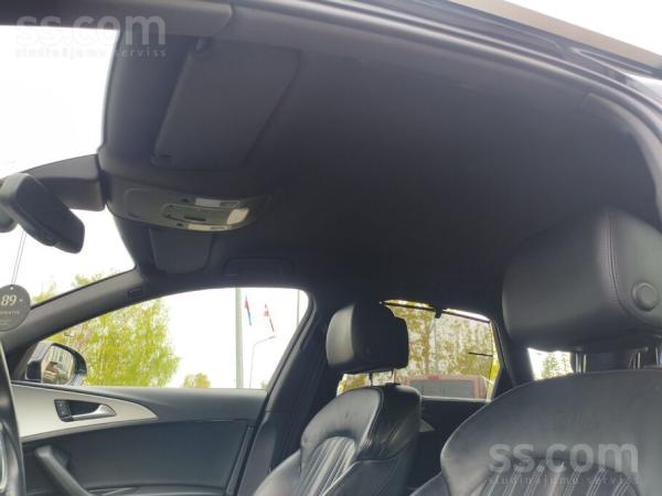 Black Audi A6 2015 in Jelgava, with an engine capacity of 3.00 L and mileage of 157 thousand km for 13999 €, photo 10 on AUTOMOTO.COM.LV