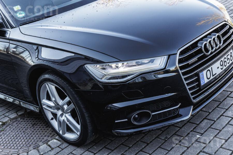 Black Audi A6 2015 in Tukums, with an engine capacity of 3.00 L and mileage of 286 thousand km for 12600 €, photo 3 on AUTOMOTO.COM.LV