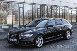 Black Audi A6 2015 in Tukums, with an engine capacity of 3.00 L and mileage of 286 thousand km for 12600 €, photo 4 on AUTOMOTO.COM.LV