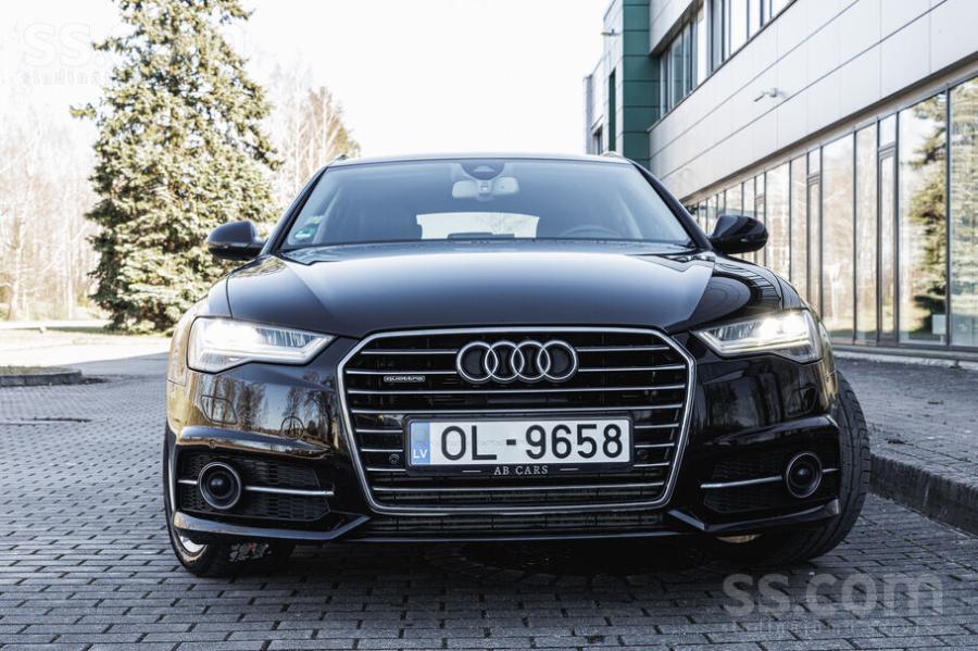 Black Audi A6 2015 in Tukums, with an engine capacity of 3.00 L and mileage of 286 thousand km for 12600 €, photo 5 on AUTOMOTO.COM.LV