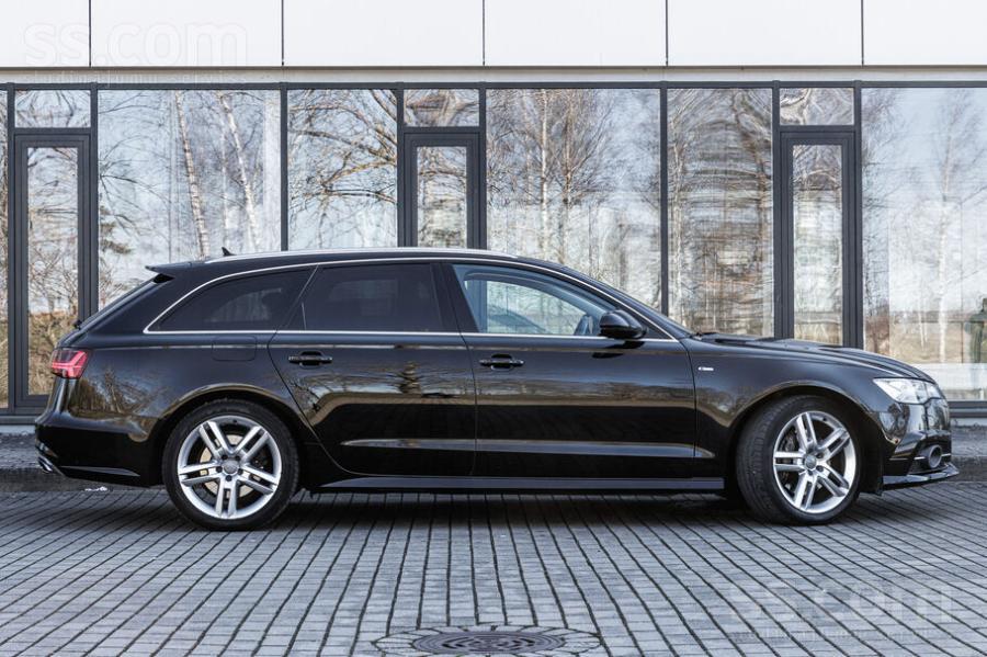 Black Audi A6 2015 in Tukums, with an engine capacity of 3.00 L and mileage of 286 thousand km for 12600 €, photo 7 on AUTOMOTO.COM.LV