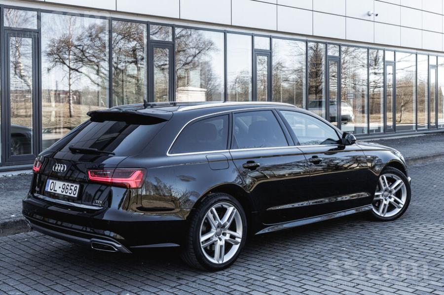 Black Audi A6 2015 in Tukums, with an engine capacity of 3.00 L and mileage of 286 thousand km for 12600 €, photo 8 on AUTOMOTO.COM.LV