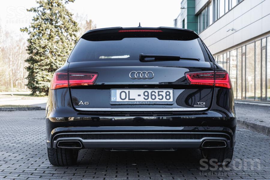 Black Audi A6 2015 in Tukums, with an engine capacity of 3.00 L and mileage of 286 thousand km for 12600 €, photo 10 on AUTOMOTO.COM.LV