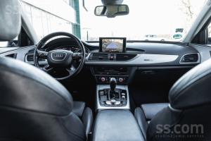 Black Audi A6 2015 in Tukums, with an engine capacity of 3.00 L and mileage of 286 thousand km for 12600 €, photo 13 on AUTOMOTO.COM.LV