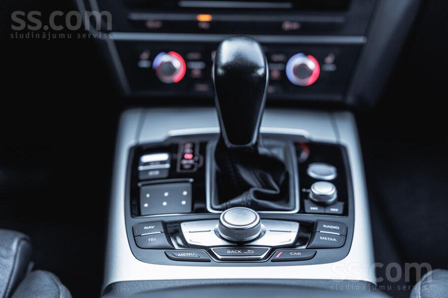 Black Audi A6 2015 in Tukums, with an engine capacity of 3.00 L and mileage of 286 thousand km for 12600 €, photo 14 on AUTOMOTO.COM.LV