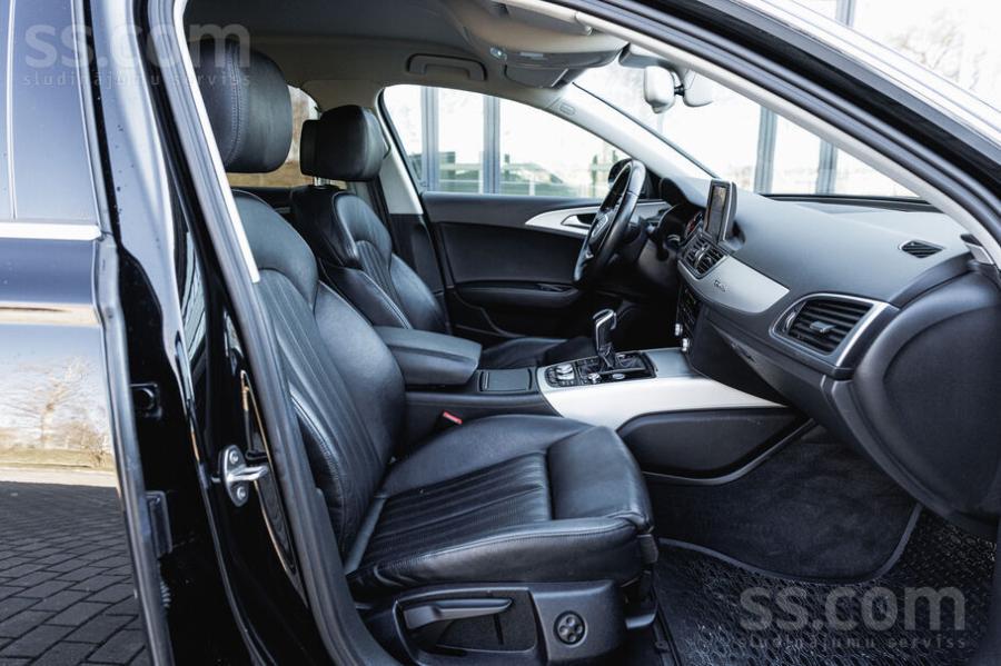 Black Audi A6 2015 in Tukums, with an engine capacity of 3.00 L and mileage of 286 thousand km for 12600 €, photo 16 on AUTOMOTO.COM.LV