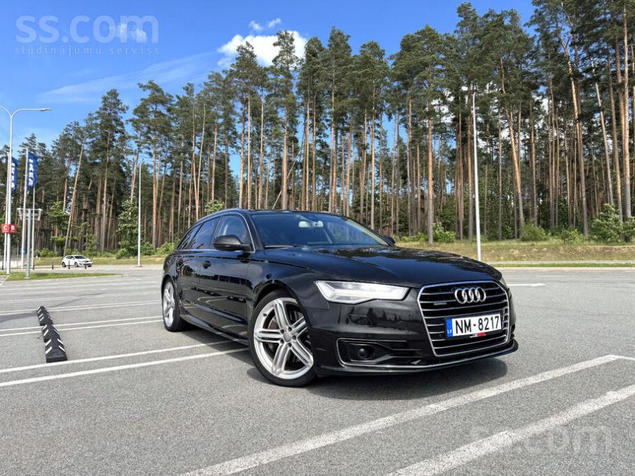 Black Audi A6 2015 in Riga, with an engine capacity of 3.00 L and mileage of 286 thousand km for 16990 €, photo 4 on AUTOMOTO.COM.LV