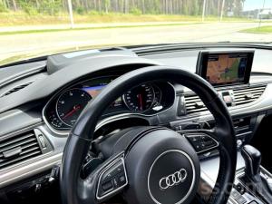 Black Audi A6 2015 in Riga, with an engine capacity of 3.00 L and mileage of 286 thousand km for 16990 €, photo 7 on AUTOMOTO.COM.LV