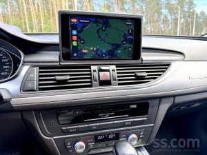 Black Audi A6 2015 in Riga, with an engine capacity of 3.00 L and mileage of 286 thousand km for 16990 €, photo 9 on AUTOMOTO.COM.LV