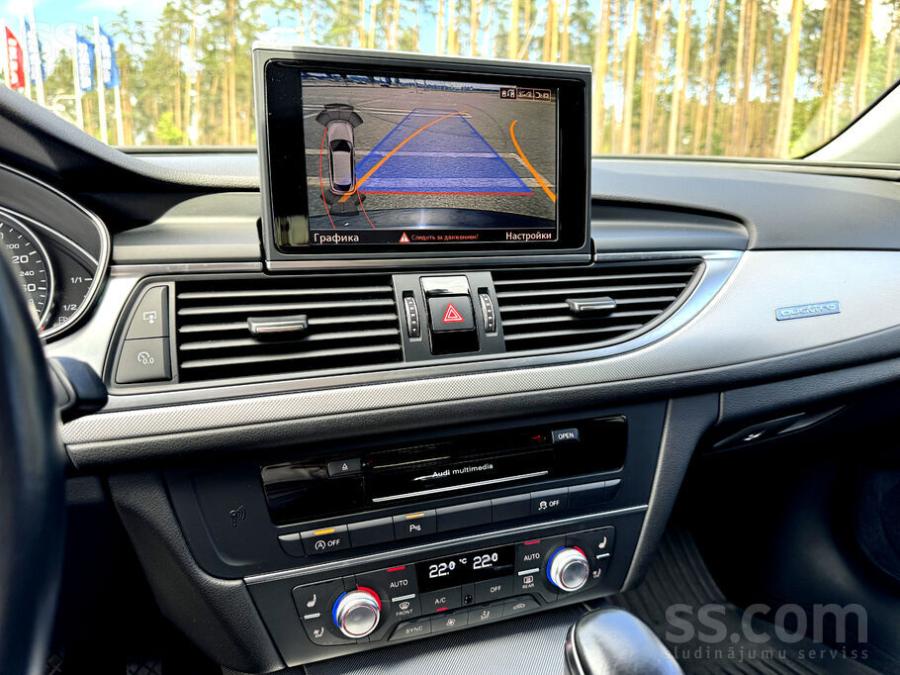 Black Audi A6 2015 in Riga, with an engine capacity of 3.00 L and mileage of 286 thousand km for 16990 €, photo 11 on AUTOMOTO.COM.LV