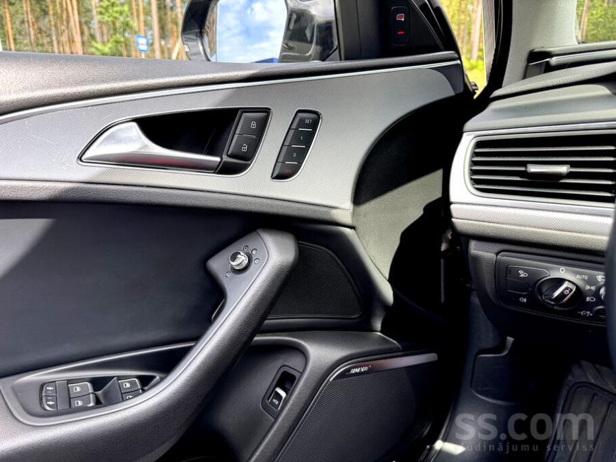 Black Audi A6 2015 in Riga, with an engine capacity of 3.00 L and mileage of 286 thousand km for 16990 €, photo 12 on AUTOMOTO.COM.LV
