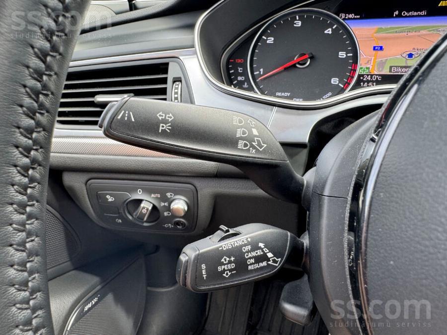 Black Audi A6 2015 in Riga, with an engine capacity of 3.00 L and mileage of 286 thousand km for 16990 €, photo 13 on AUTOMOTO.COM.LV
