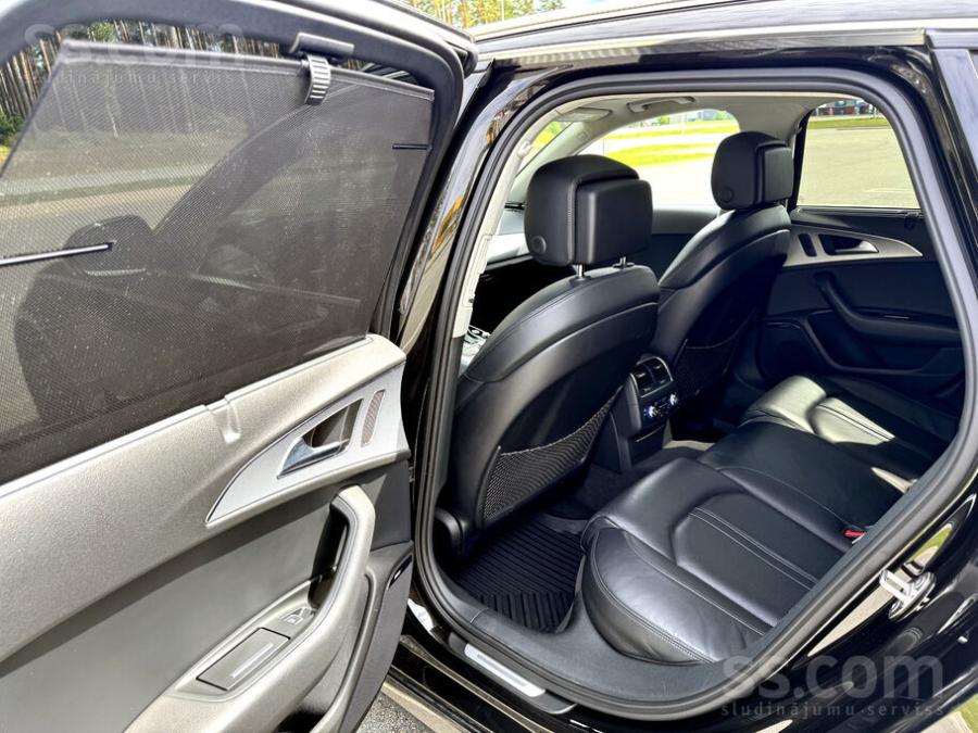 Black Audi A6 2015 in Riga, with an engine capacity of 3.00 L and mileage of 286 thousand km for 16990 €, photo 17 on AUTOMOTO.COM.LV