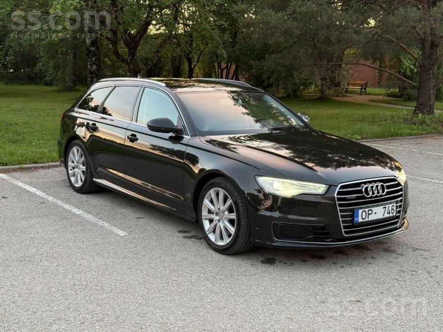 Black Audi A6 2015 in Riga, with an engine capacity of 3.00 L and mileage of 246 thousand km for 12500 €, photo 3 on AUTOMOTO.COM.LV