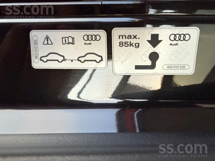 Black Audi A6 2015 in Riga, with an engine capacity of 3.00 L and mileage of 246 thousand km for 12500 €, photo 11 on AUTOMOTO.COM.LV
