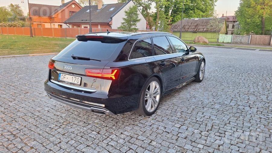Black Audi A6 2015 in Riga, with an engine capacity of 3.00 L and mileage of 197 thousand km for 15000 €, photo 3 on AUTOMOTO.COM.LV
