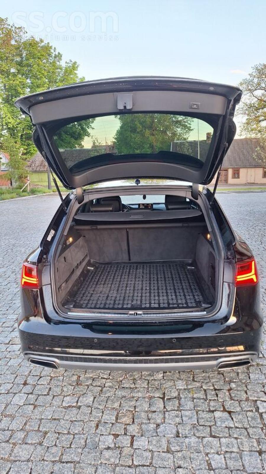 Black Audi A6 2015 in Riga, with an engine capacity of 3.00 L and mileage of 197 thousand km for 15000 €, photo 6 on AUTOMOTO.COM.LV